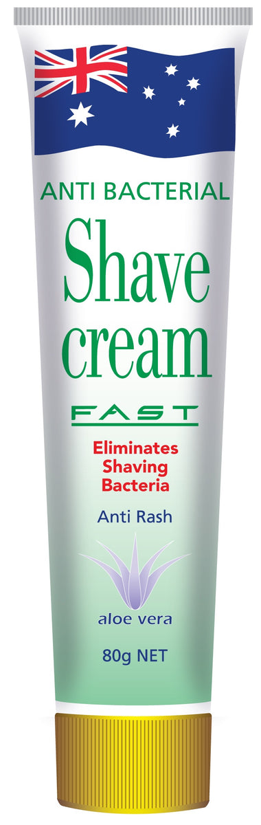 Fast Anti-Bacterial Shave Cream - Original 1990's Tube 80g – Fast Shave ...